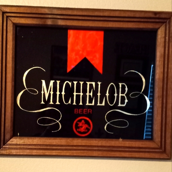 Michelob | Wall Decor | Beer Sign Michelob Glass Wood Frame2 X 1 Inches ...